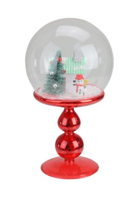 Avon 8.75Inch Red Holiday Scene Pedestal Globe Tabletop Decoration | belk