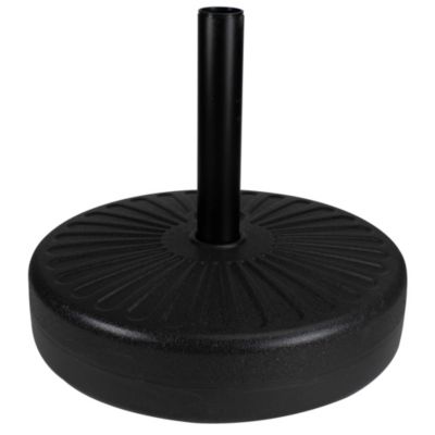Northlight Black Heavy Duty Water or Sand Umbrella Base - 48lbs | belk
