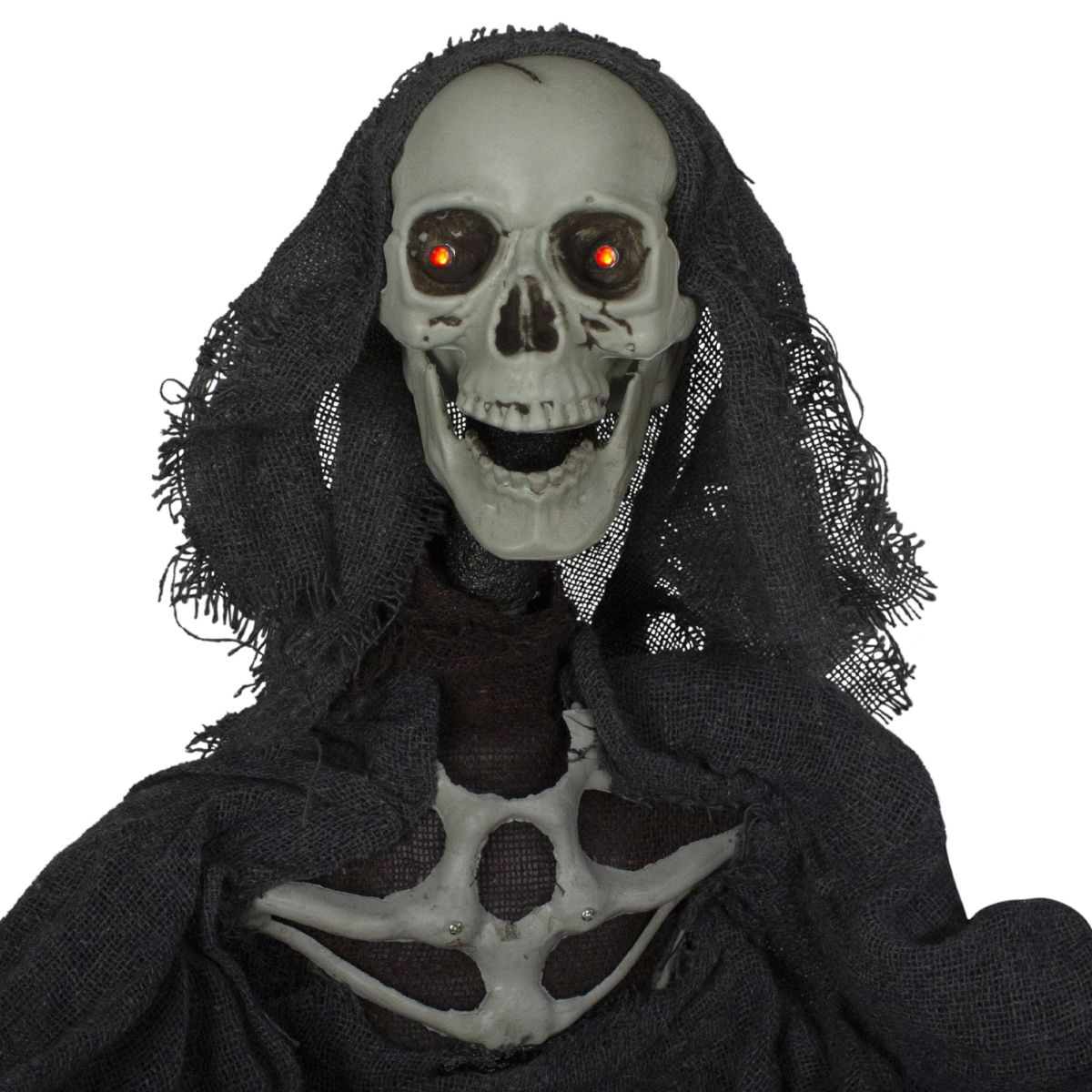 Northlight 50" LED Lighted and Animated Winged Grim Reaper Halloween ...