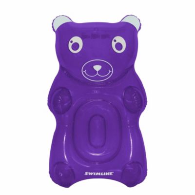 Swim Central 60" Purple Gummy Bear Swimming Pool Float | belk