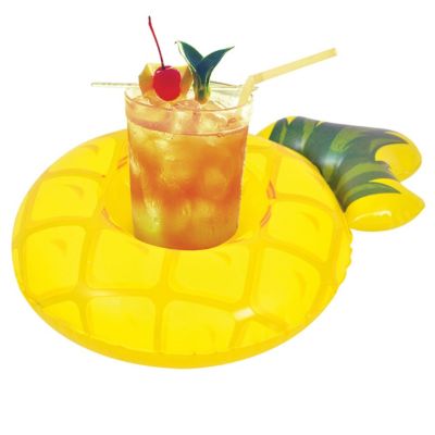 Pool Central Inflatable Pineapple Swimming Pool Beverage Drink Holder ...