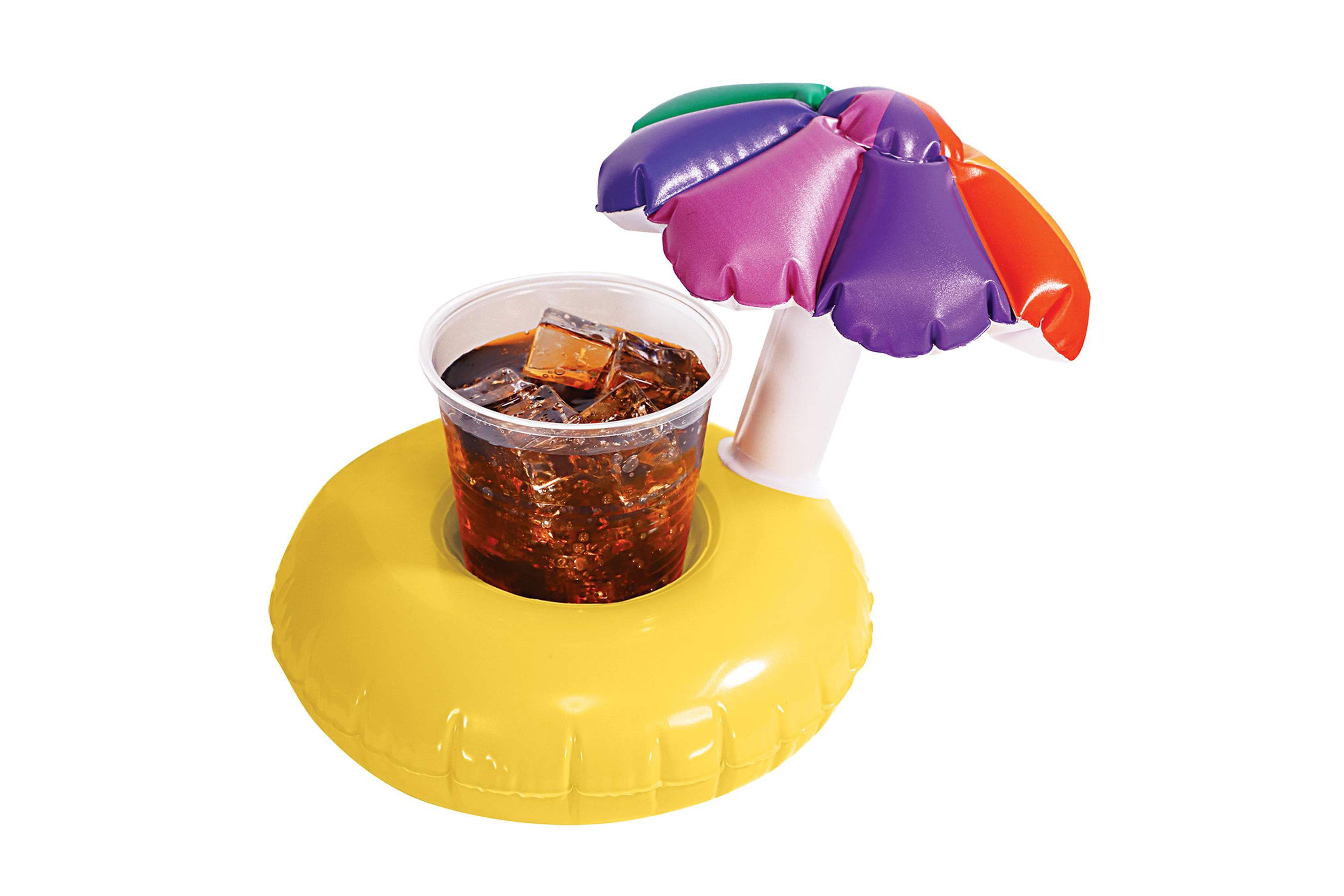 Northlight 10.75" Inflatable Parasol Swimming Pool Floating Drink ...