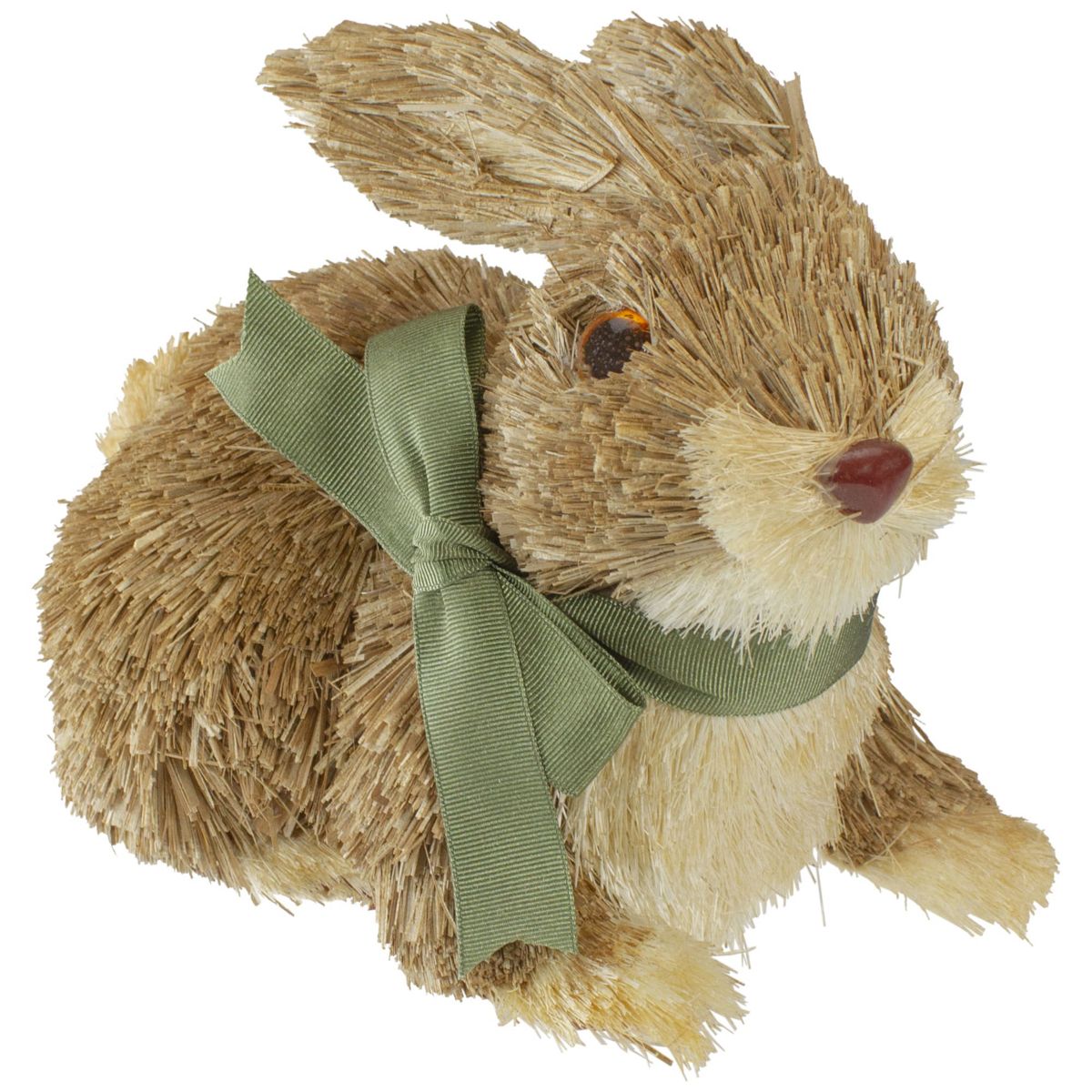 Northlight 8" Brown Sisal Bunny Rabbit Easter Figure | Belk