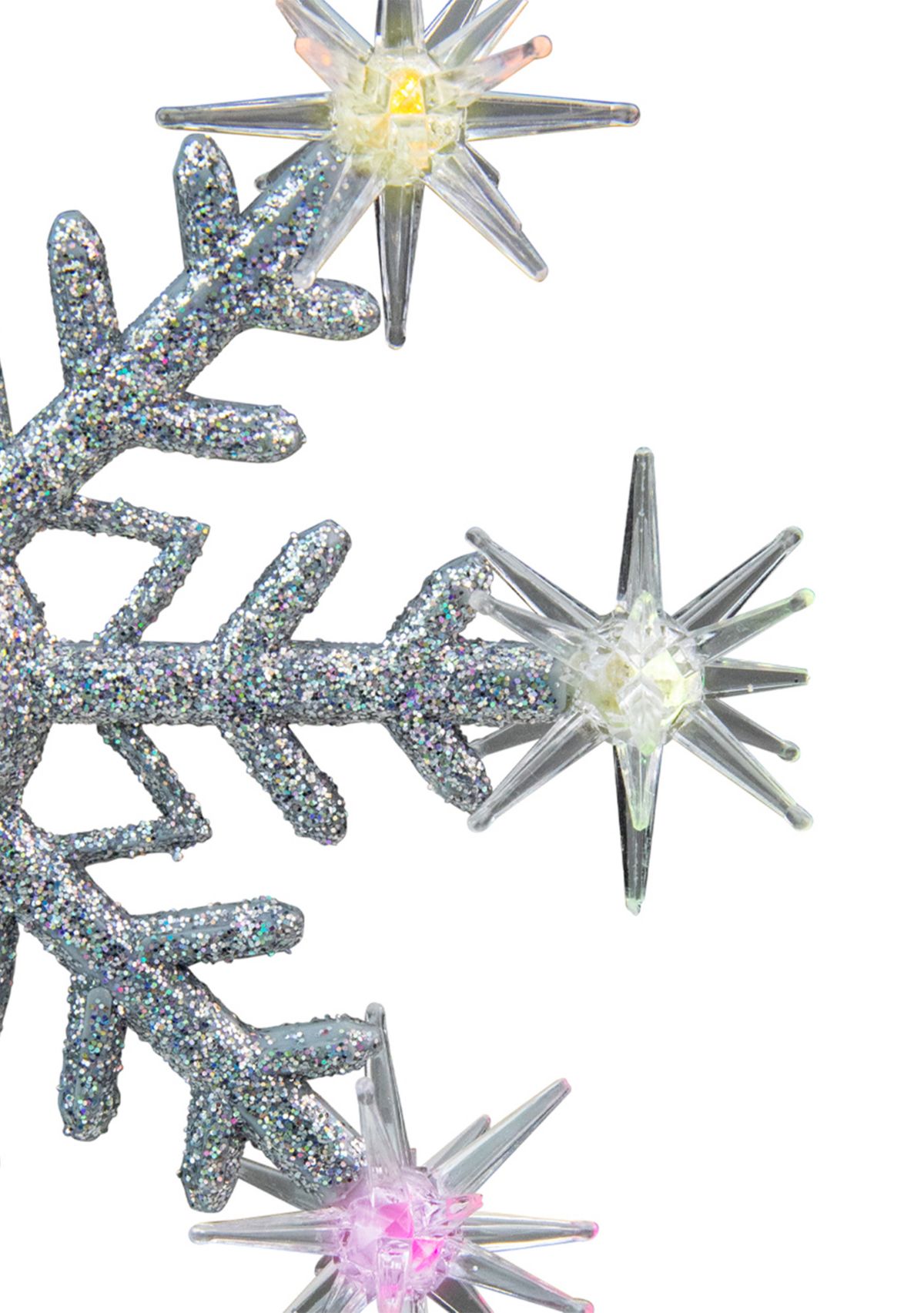 Northlight 11Inch LED Lighted Coloring Changing Twinkling Snowflake ...