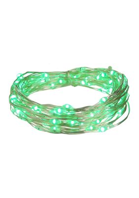 Northlight 100ct Green LED Micro Fairy Lights - 20ft Copper Wire | belk