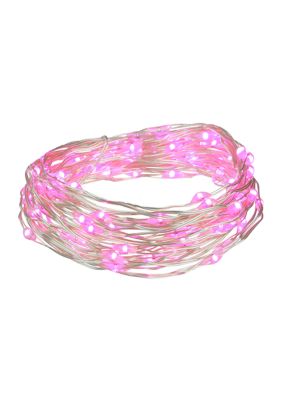 Northlight 100ct Pink LED Micro Fairy Lights - 20ft Copper Wire | belk