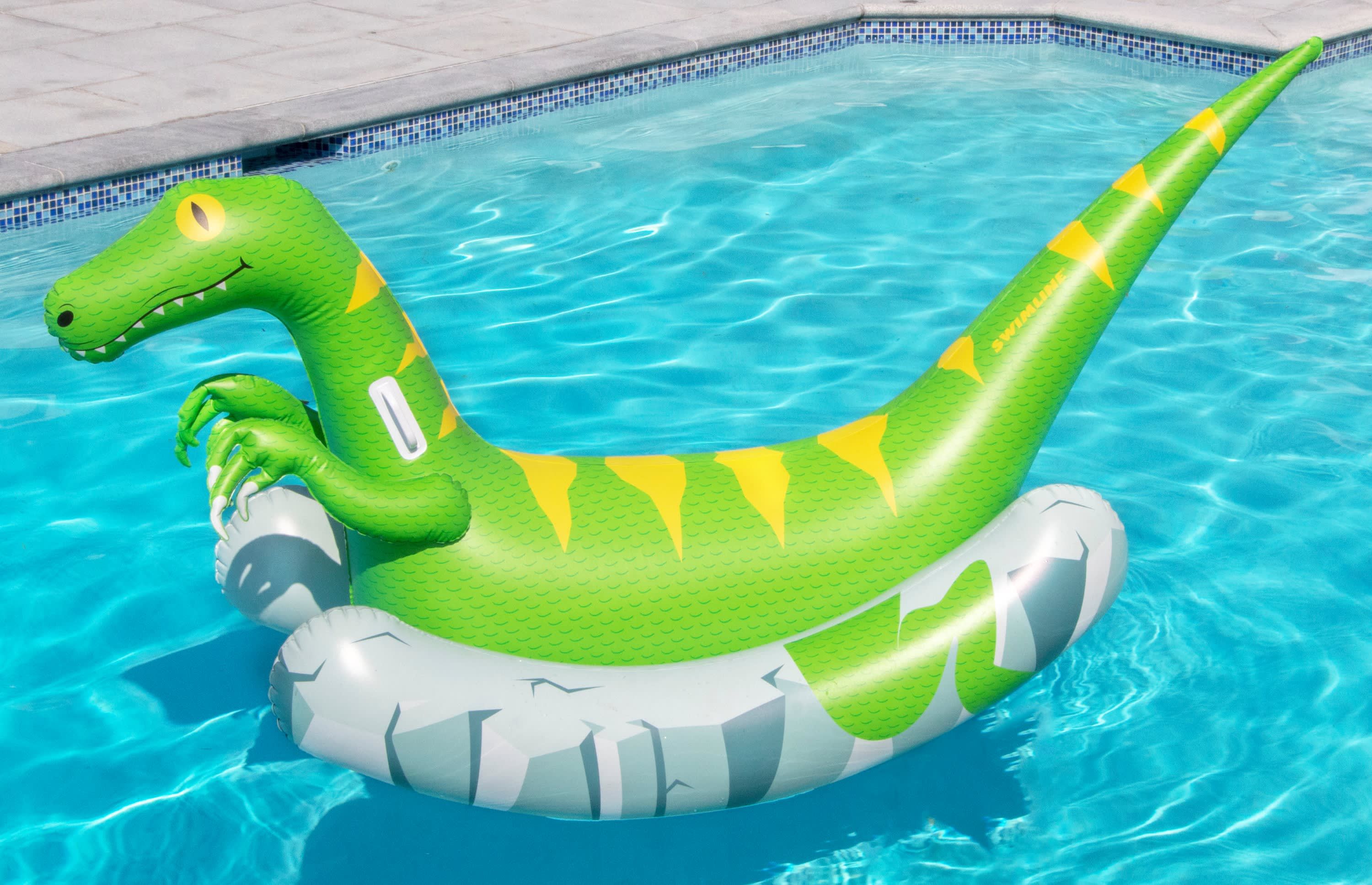 Swim Central 92" Rockin Raptor Inflatable Swimming Pool Float | Belk