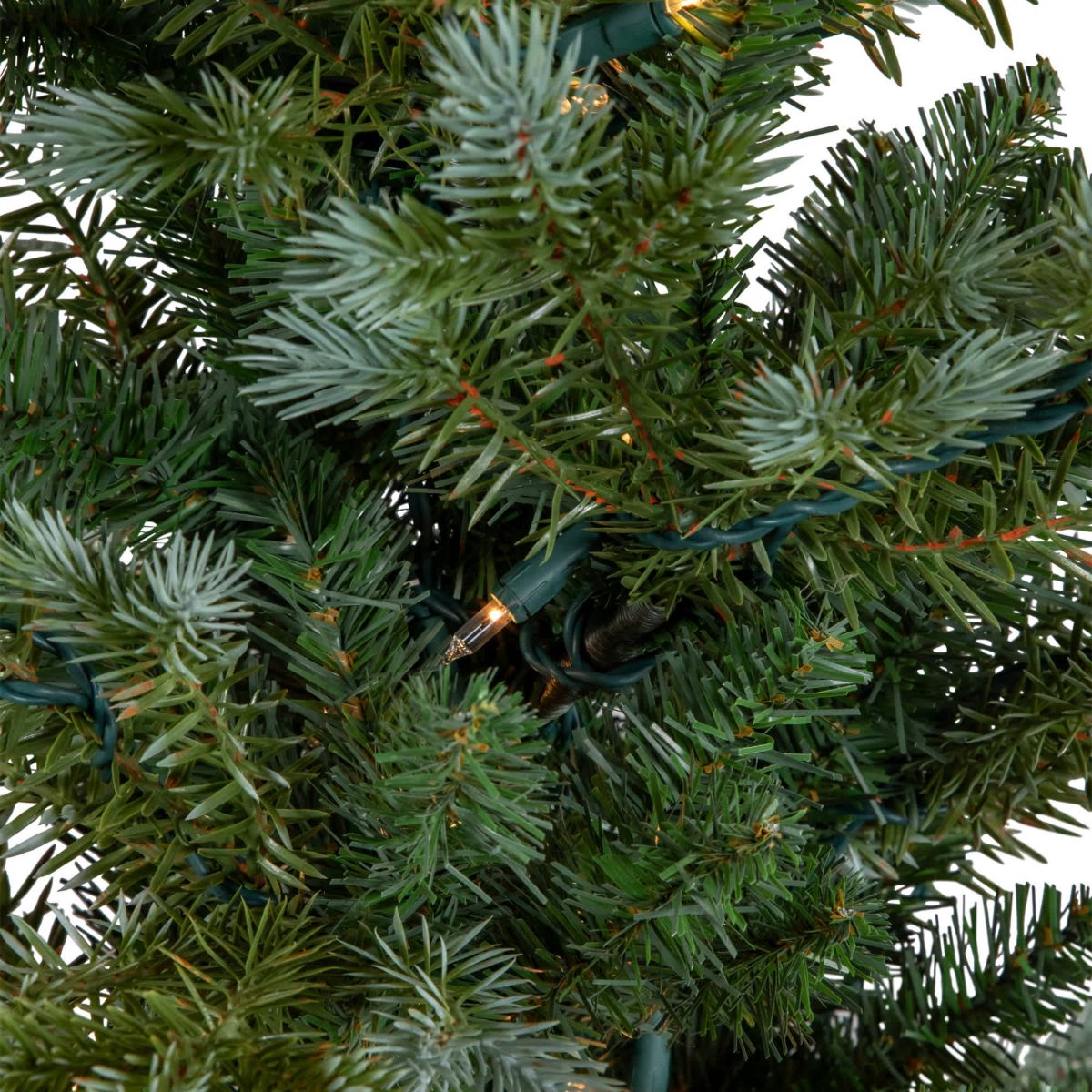 Northlight 4' Potted Blue Spruce Artificial Christmas Tree Clear Lights ...