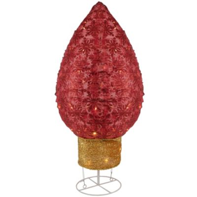 Northlight LED Lighted Retro Light Bulb Outdoor Christmas Decoration ...