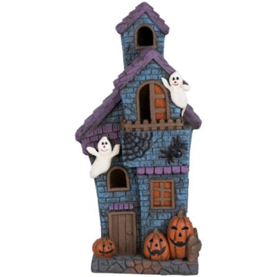 Northlight LED Lighted Haunted House with Ghosts Halloween Decoration ...
