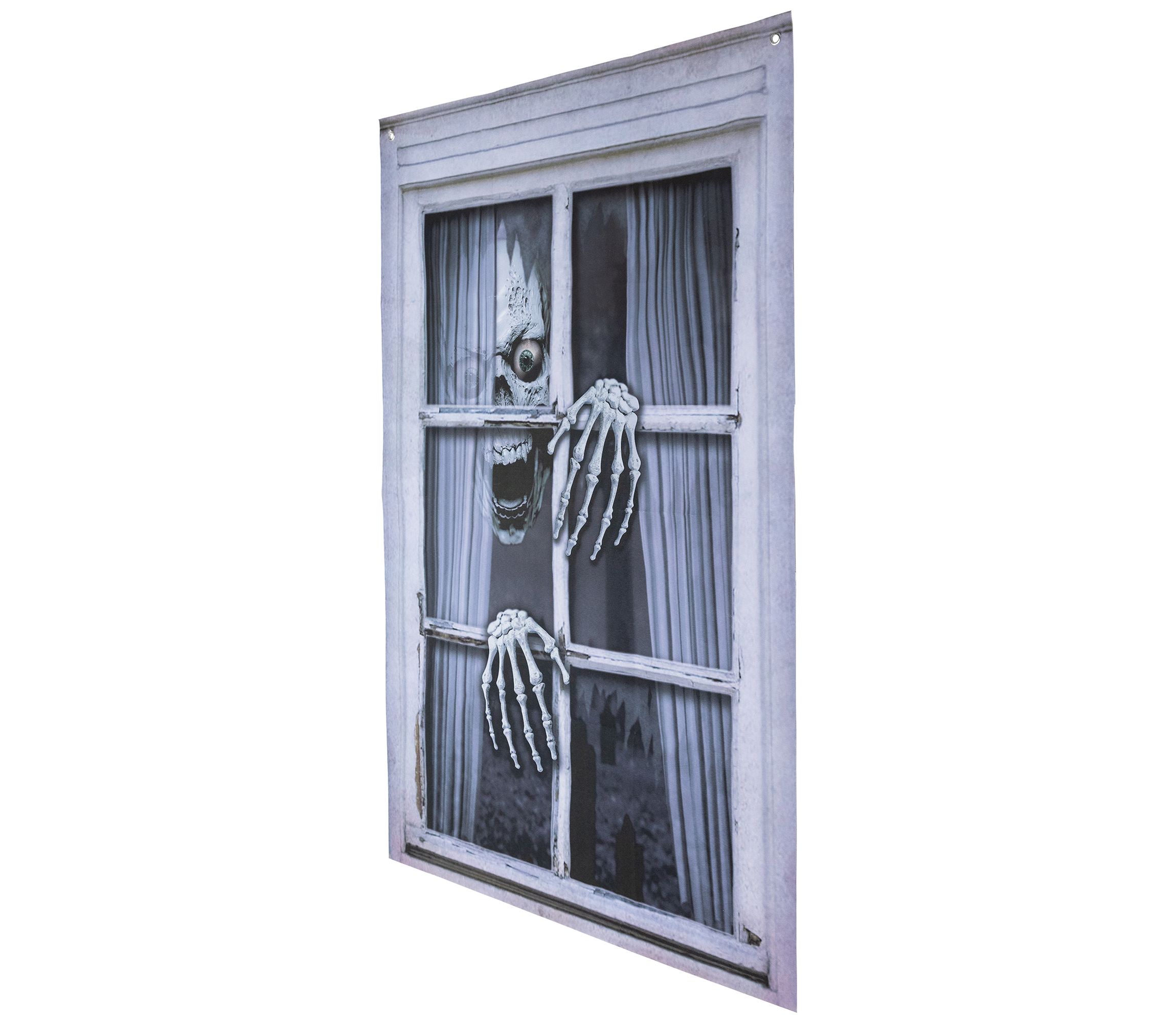 Northlight Scary Skeleton Fake Window Halloween Decoration - 46" | Belk