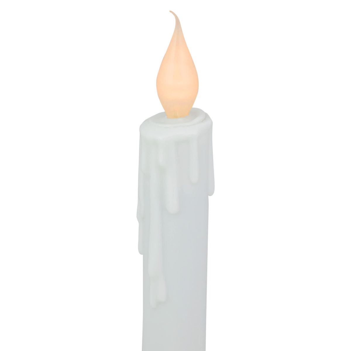 Northlight Lighted LED Window Candle with Oval Handle Base - 8" - Set ...