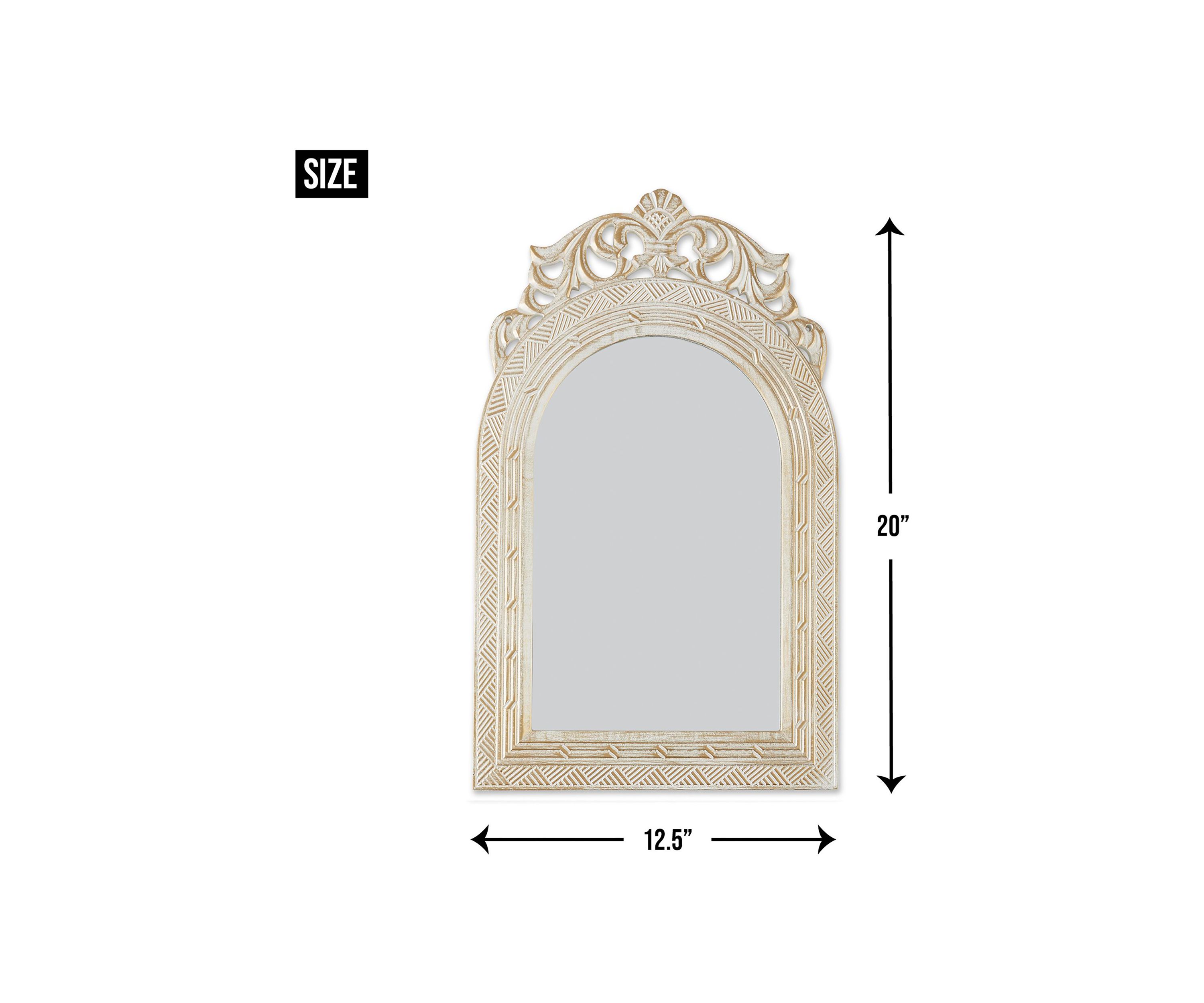 Zingz & Thingz Arched-Top Antique Silver Wall Mirror | Belk