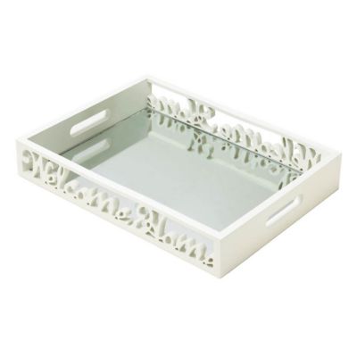 Zingz & Thingz Welcome Home Mirror Tray 15.75x12x2.5" | belk