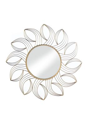 Zingz & Thingz Golden Petals Wall Mirror | belk