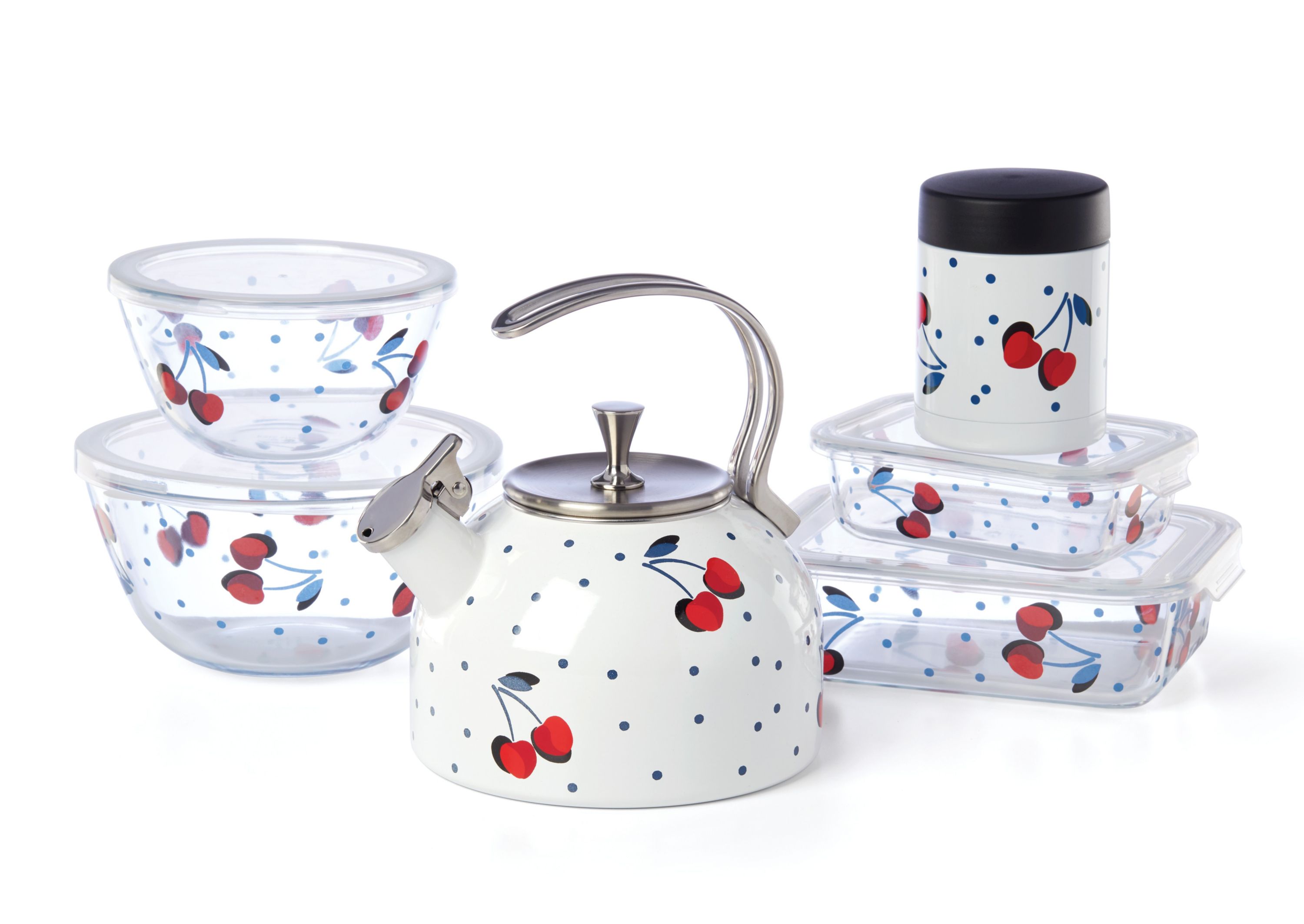 kate spade new york® Vintage Cherry Dot Tea Kettle | Belk