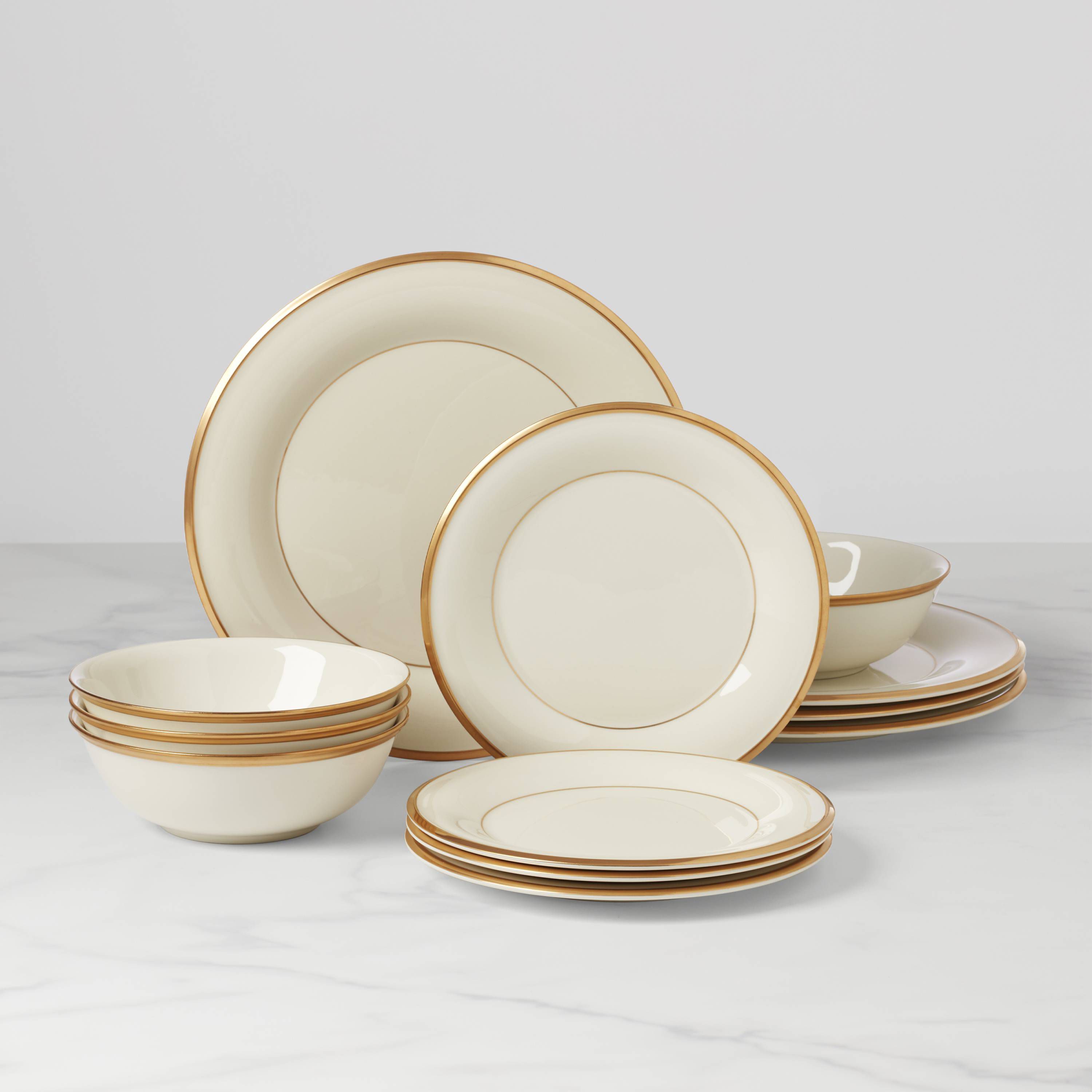 kate spade new york® Eternal 12-Piece Dinnerware Set, Service for 4 | Belk