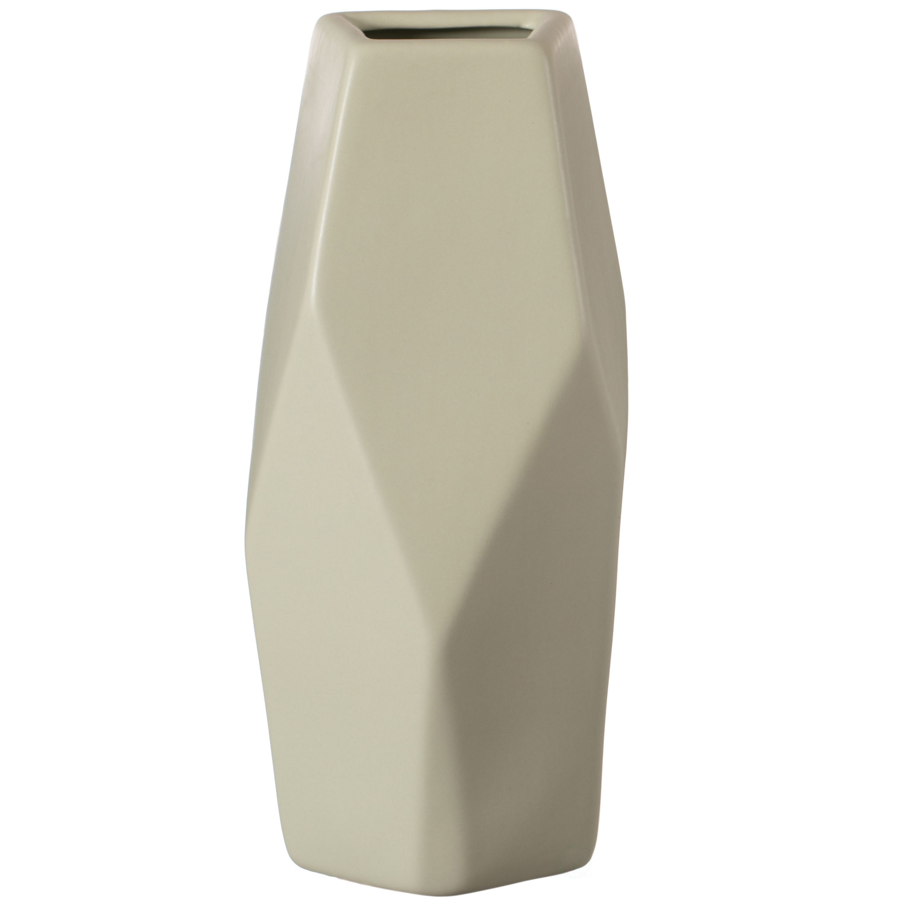 Uniquewise Decorative Ceramic Multi Paned Vase, Modern Style ...