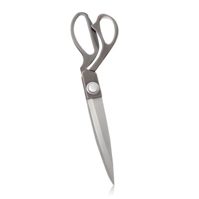 Vintiquewise Heavy Duty Big Aluminum Plated Gray Scissors with Sharp ...