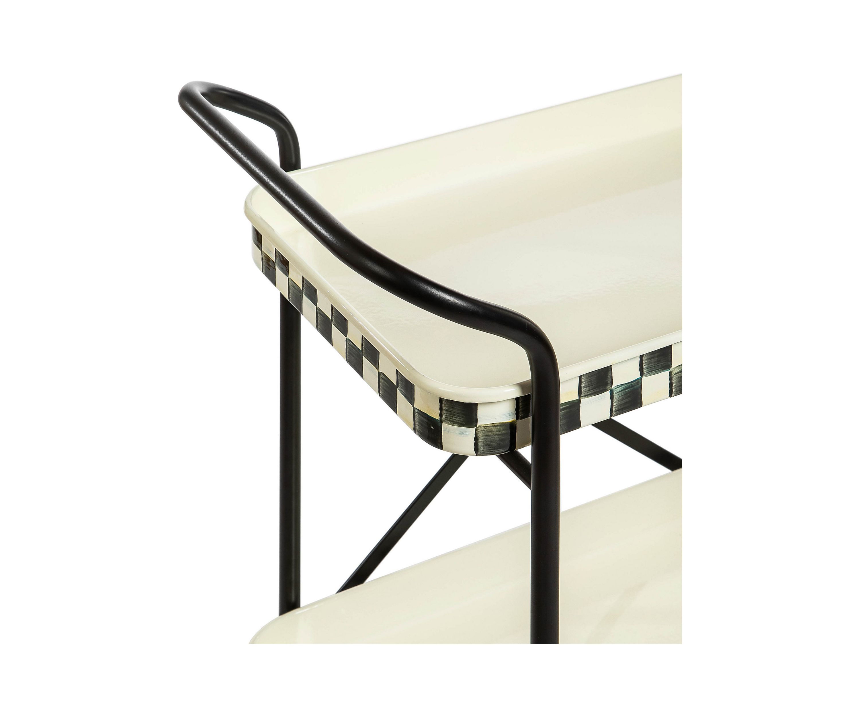 MacKenzie-Childs Courtly Check® 2 Tier Kitchen Cart | Belk