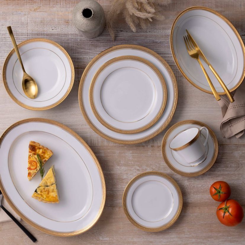 Noritake Crestwood 50-Piece Dinnerware Set, Service for 8 | Belk