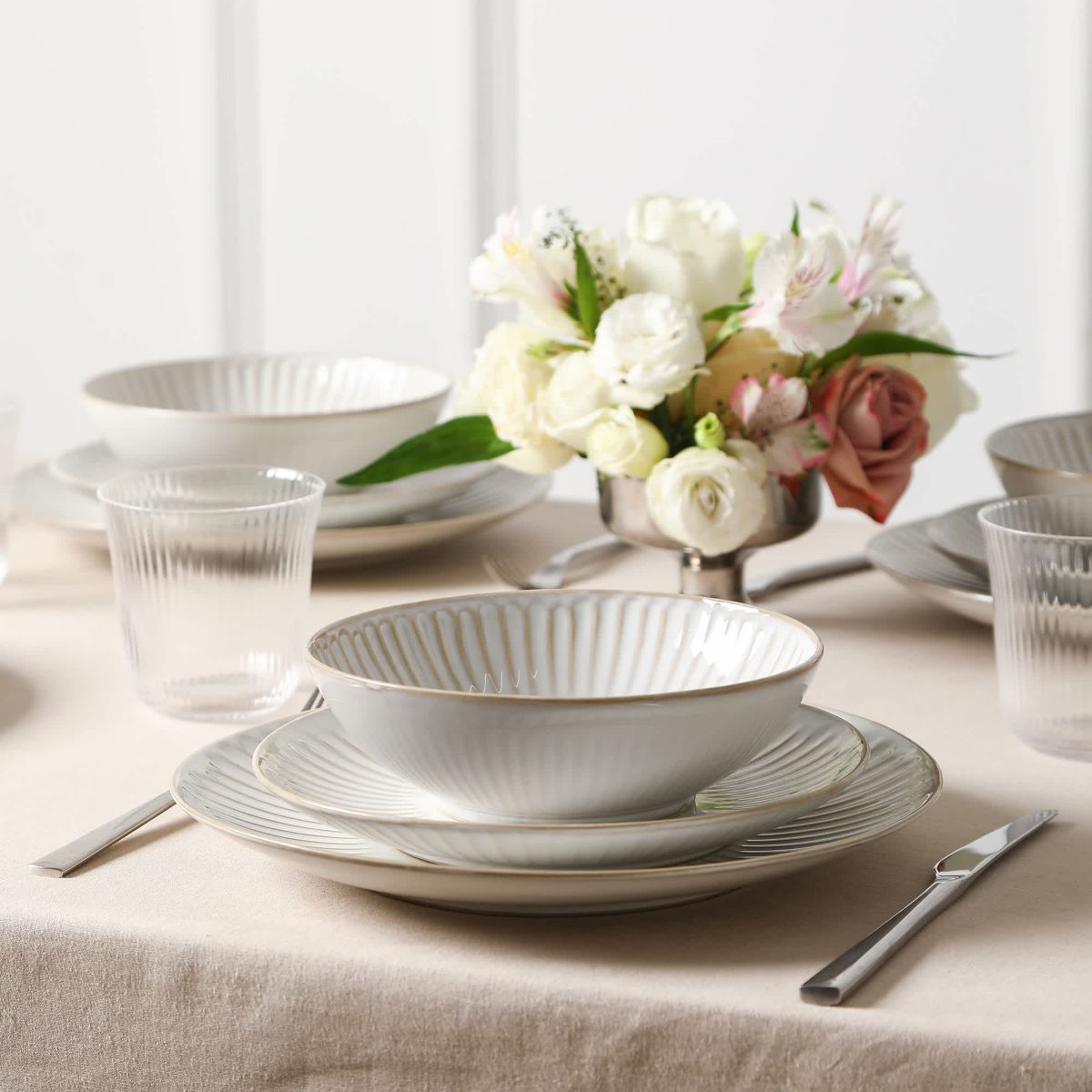 Stone Lain Linea 32 pcs Dinnerware Set | Belk