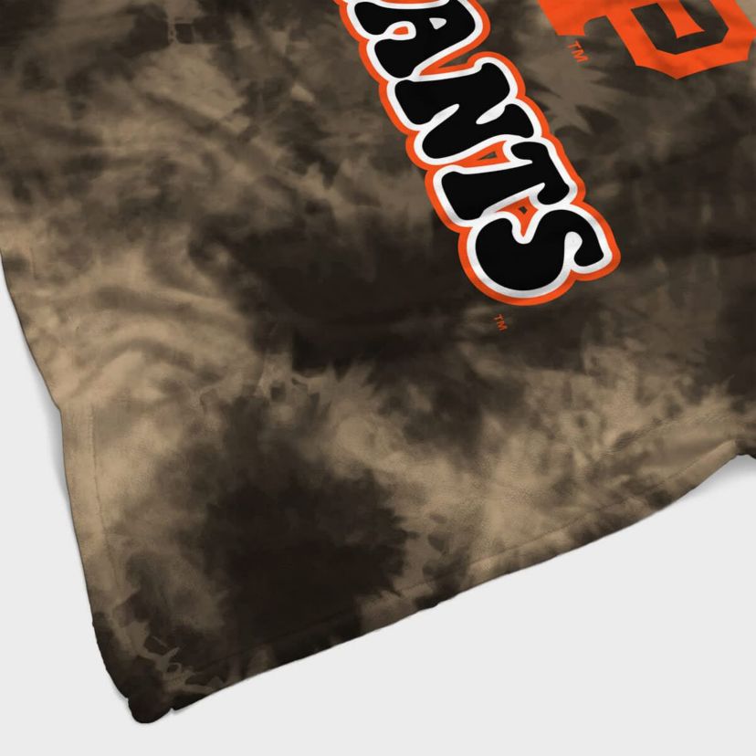 Pegasus MLB San Francisco Giants 60'' x 70'' Bubble Tie-Dye Flannel ...