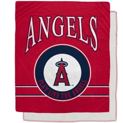 Pegasus MLB Los Angeles Angels 50" x 60" Retro Emblem Flannel Fleece ...