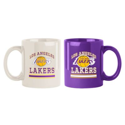 Logo Brands NBA Los Angeles Lakers Two-Pack 15oz. Color Mug Set | belk