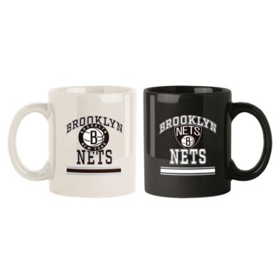 Logo Brands NBA Brooklyn Nets Two-Pack 15oz. Color Mug Set | belk