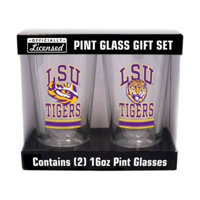 Logo Brands NCAA LSU Tigers 16oz. Pint Glass Two Pack | Belk