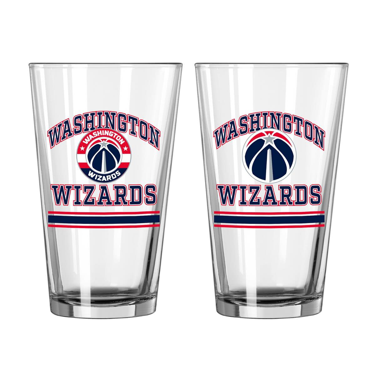 Logo Brands NBA Washington Wizards 16oz. Pint Glass Two Pack | Belk