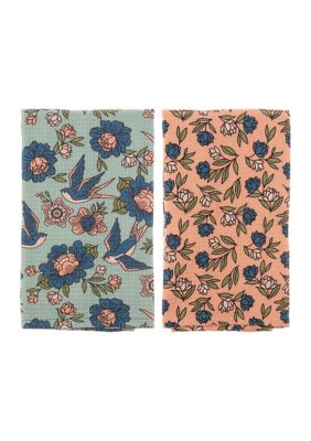 Karma Gifts Waffle Weave Tea Towels - Set of 2 | belk