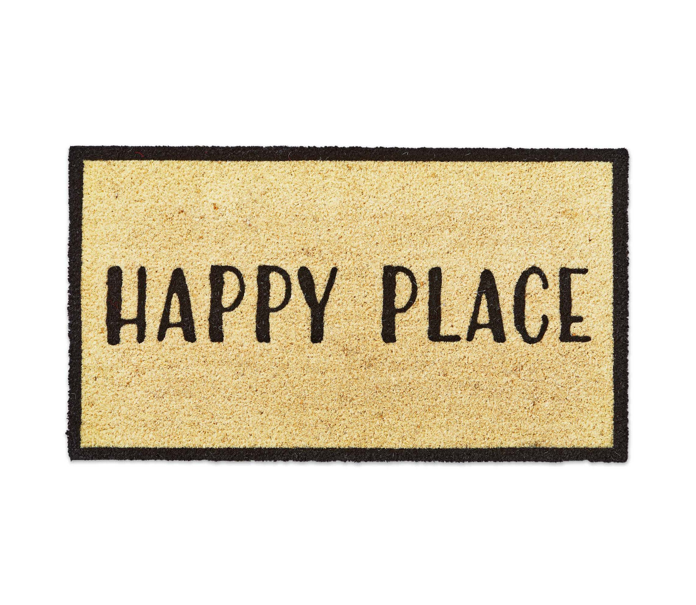 tag Tag Happy Place Pvc Coir Mat | Belk