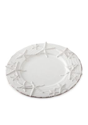 Mud Pie® Coastal Naturals Starfish Dinner Plate | belk