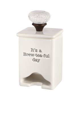 Mud Pie® Circa 2-Piece Tea Bag Caddy | belk