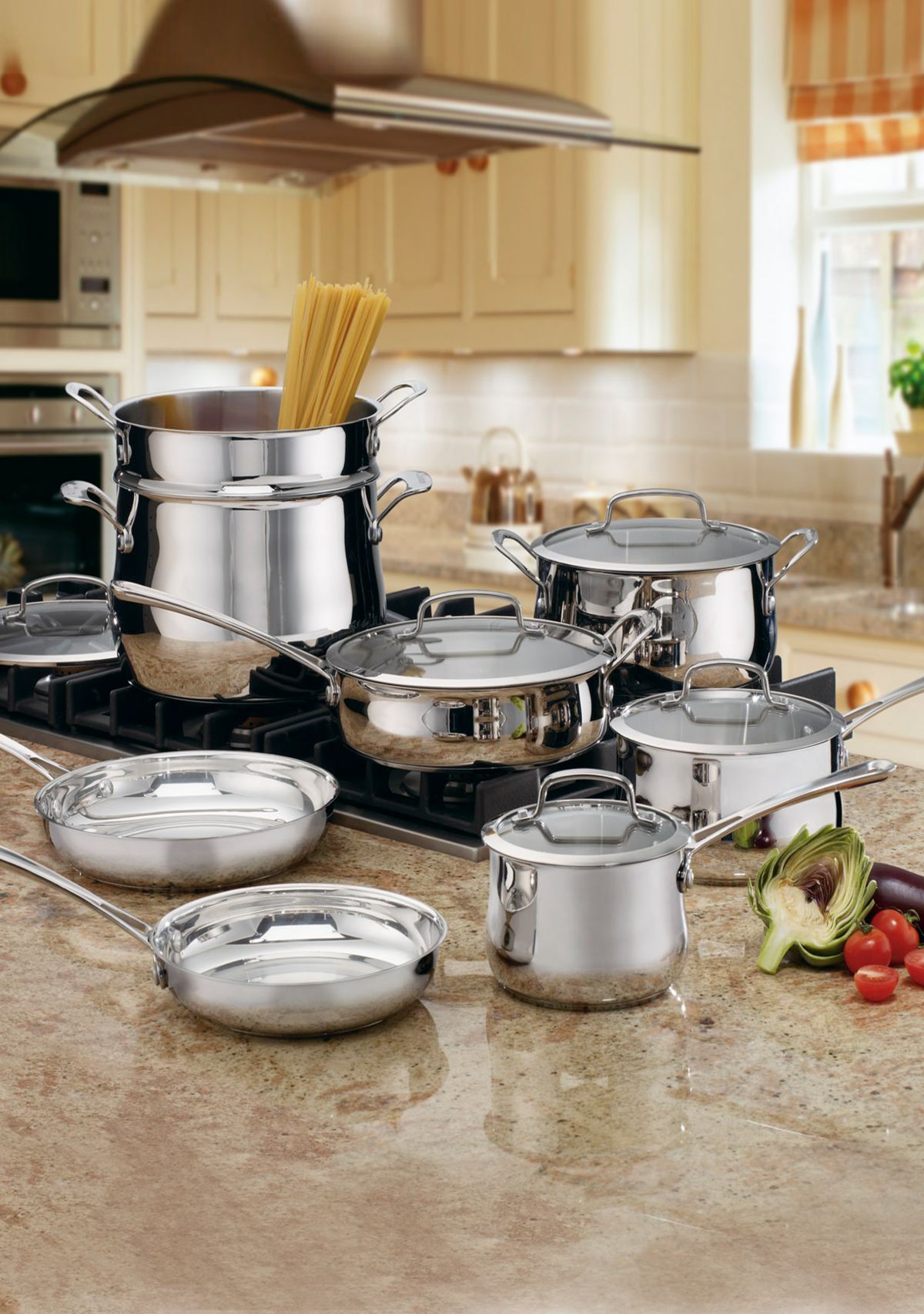 Cuisinart Contour Stainless Cookware - Set of 13 | Belk