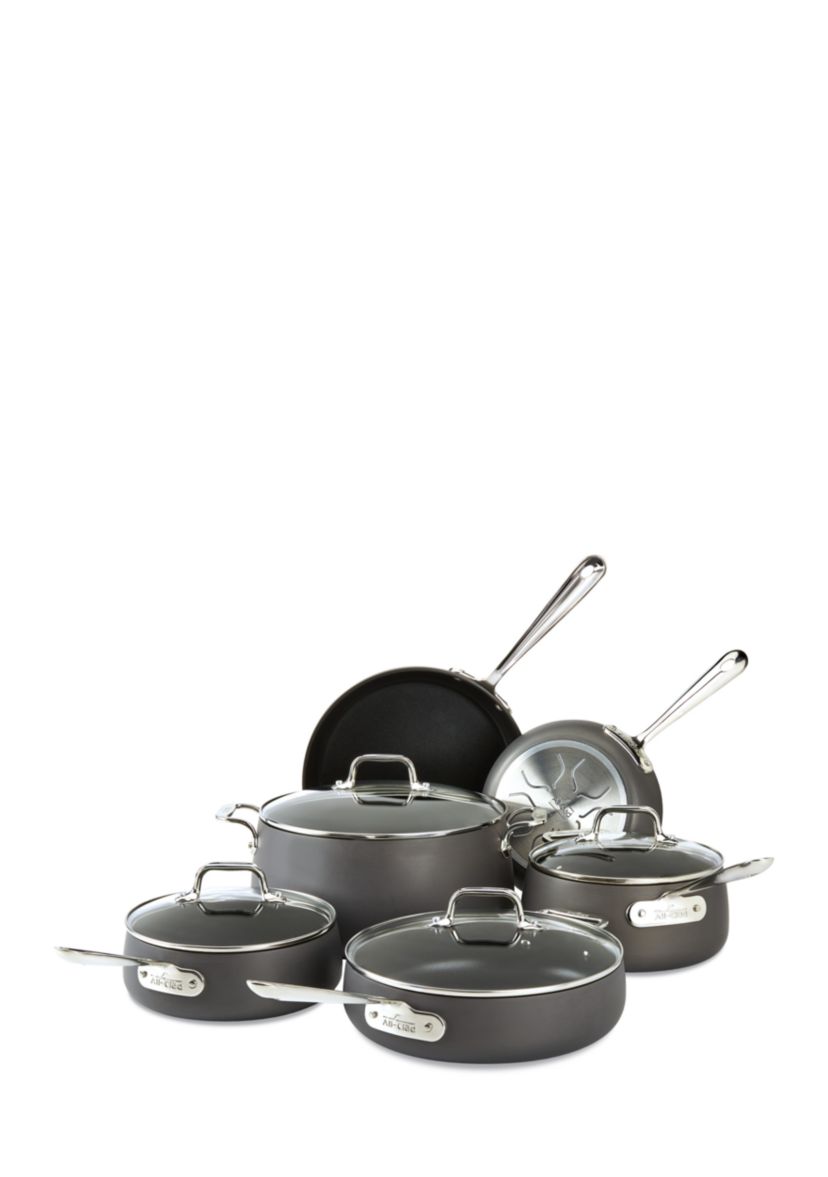 All-Clad Hard Anodized 10-Piece Nonstick Cookware Set | Belk