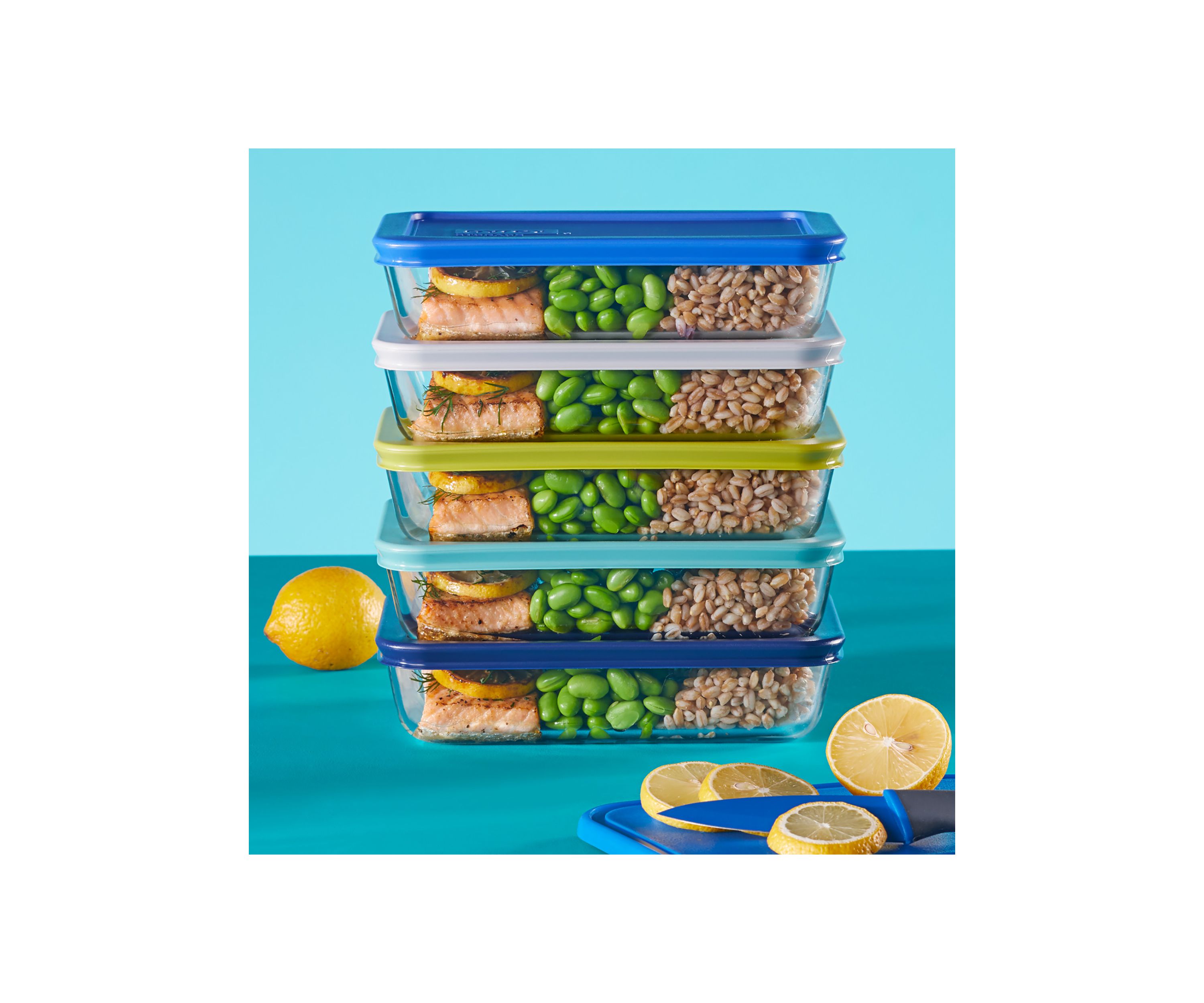 Pyrex 10 Piece Glass Meal Prep Storage Set | Belk