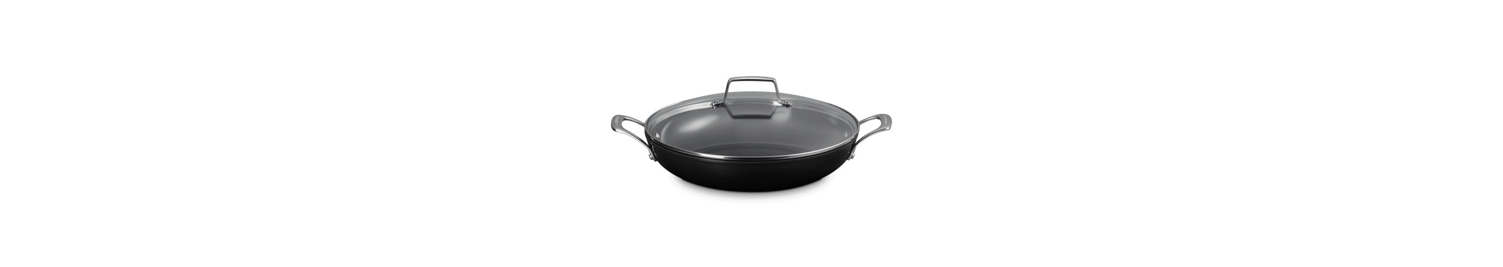 Le Creuset Shallow Braiser with Glass Lid, 4 Quart | Belk