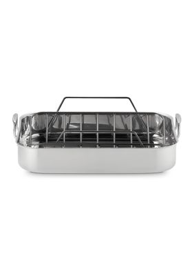 Le Creuset Signature Rectangular Roaster and Rack, 17 Inch | Belk