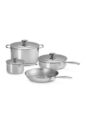 Le Creuset Signature Stainless Steel 7-Piece Cookware Set | Belk