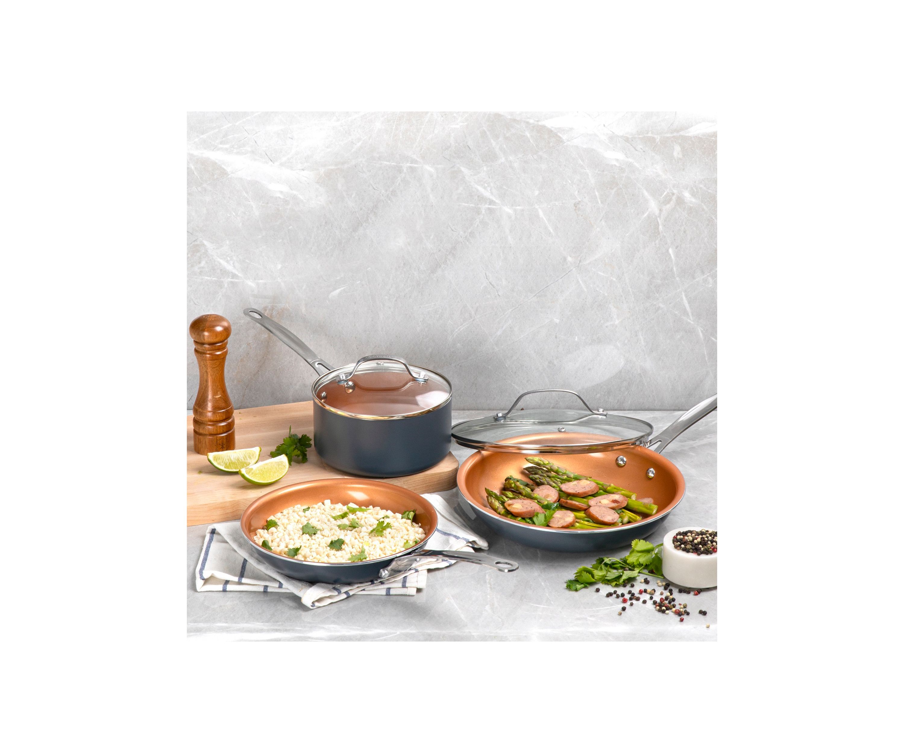 Gotham Steel 5 Piece Ti-Ceramic Nonstick Cookware Set | Belk