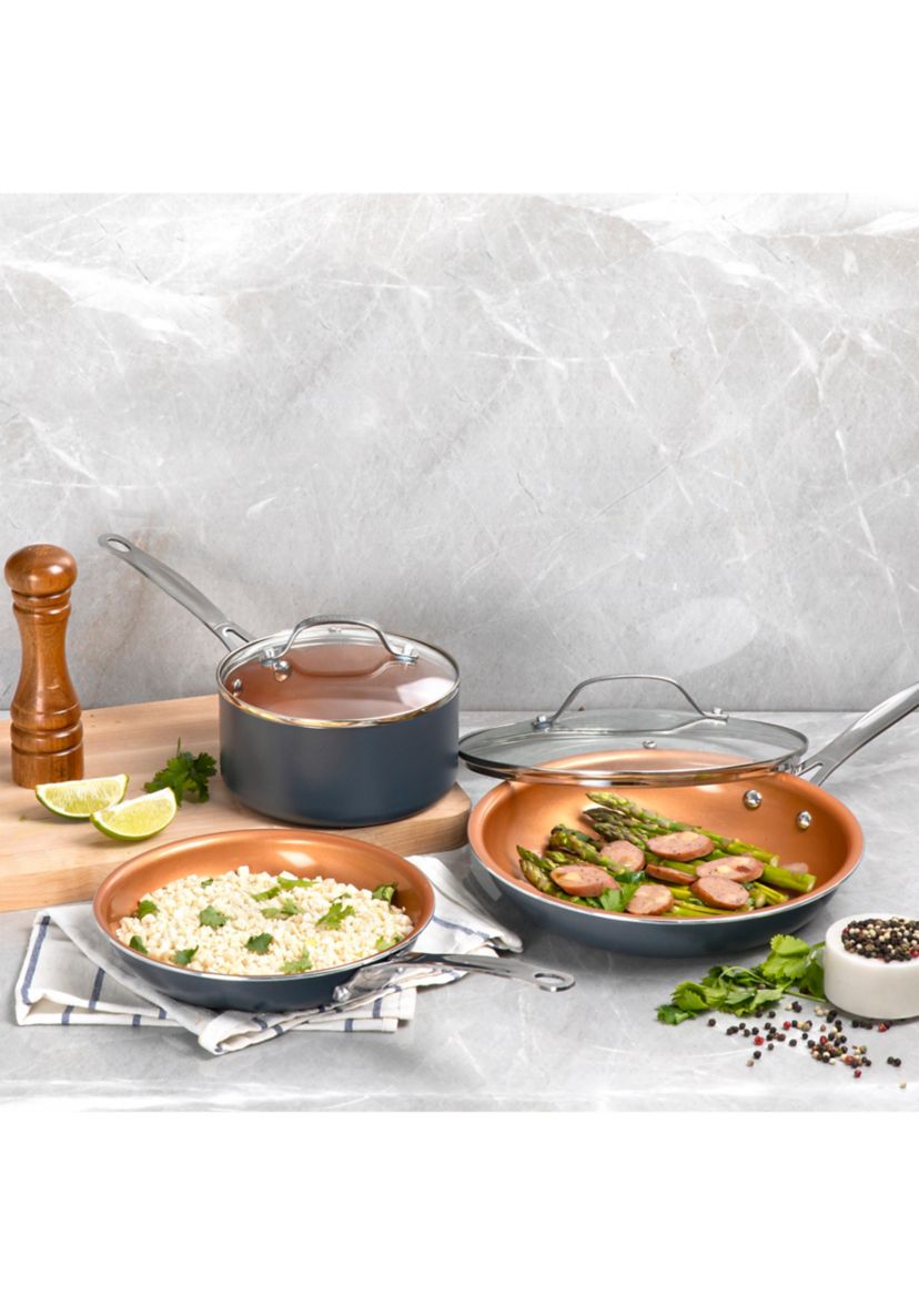 Gotham Steel 5 Piece Ti-Ceramic Nonstick Cookware Set | Belk