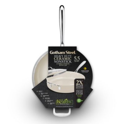 Gotham Steel Gotham Steel Natural Collection 5.5 qt Jumbo Cooker with ...