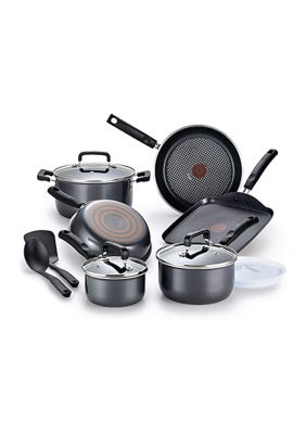 T-Fal 12 Piece Signature Titanium Nonstick Cookware Set | belk