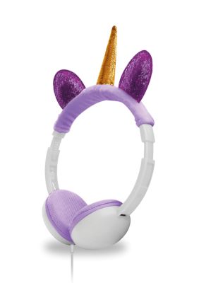 Art + Sound Kids Fuzzy Unicorn Headphones | belk