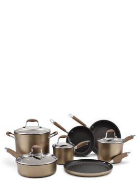 Anolon 11-pc. Advanced Bronze Hard Anodized Non-stick Cookware Set | belk