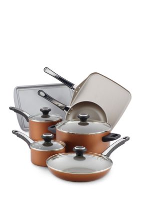 Farberware High Performance Nonstick Aluminum 17-Piece Cookware Set | belk