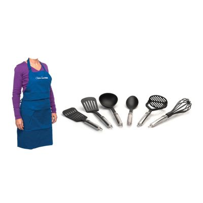 BergHOFF® BergHOFF 7Pc Munich Utensils Set with Apron, Heat Resistant ...